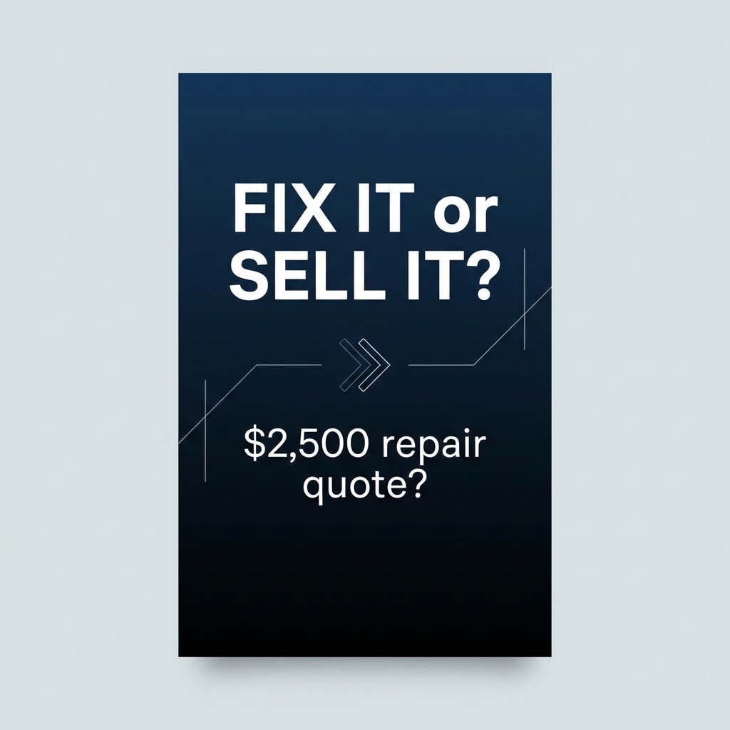 Fix It or Sell It? | Free Car Repair Decision Calculator